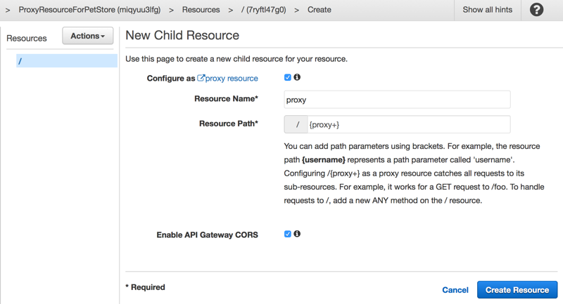 Tutorial Build A Rest Api With Proxy Integration Amazon Api Gateway